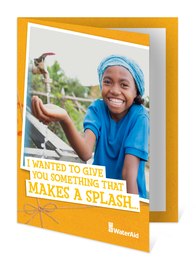 Clean water for a child – WaterAid - Gifts for Life