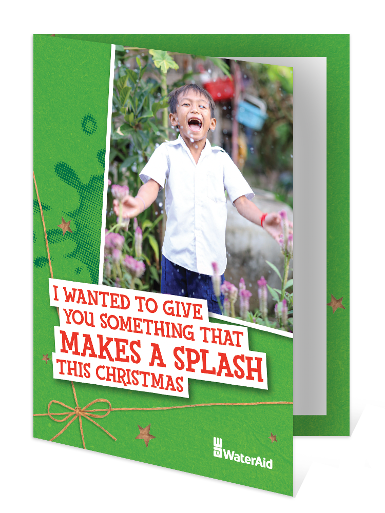 You can help provide water for a child (Christmas card) – WaterAid ...